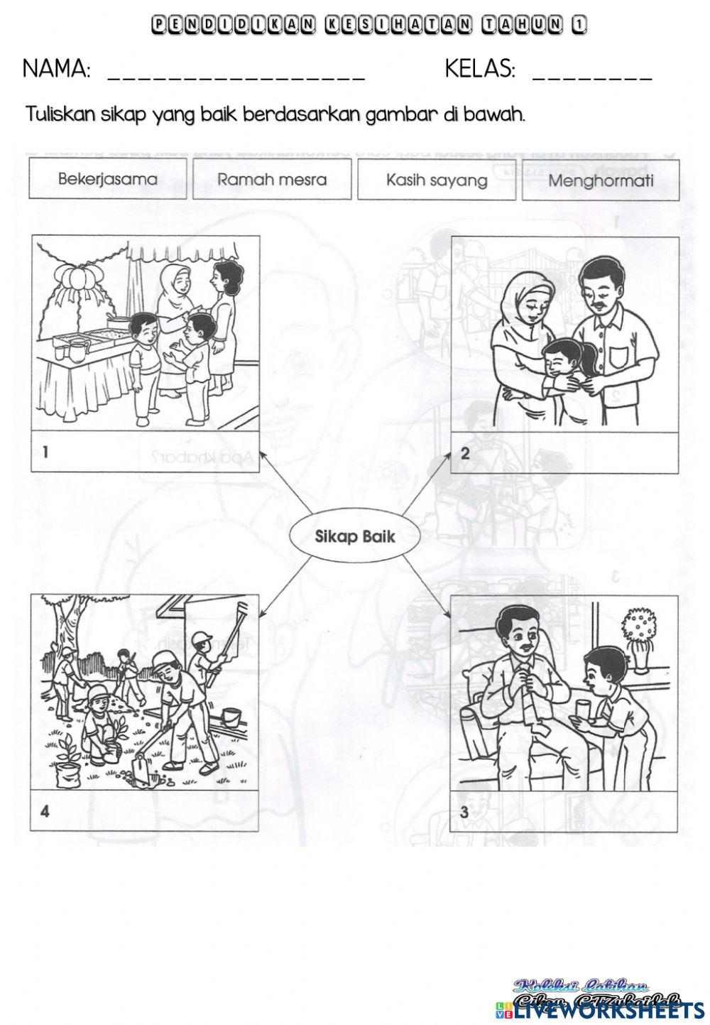 Hormat menghormati online exercise | Live Worksheets