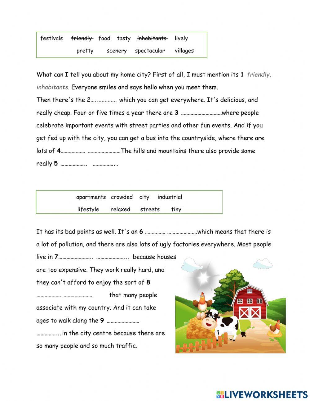 Bridge - Vocabulary unit 1 worksheet | Live Worksheets