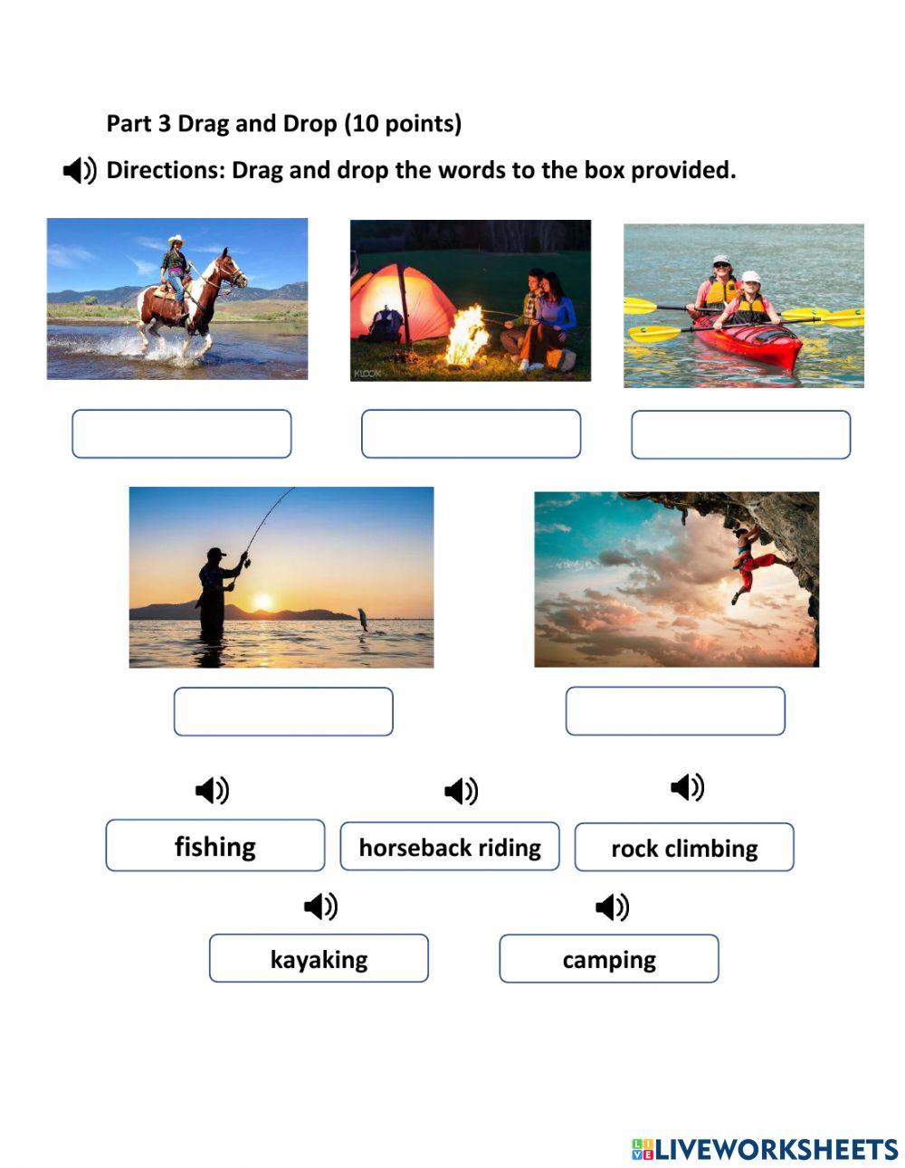 P4 Test worksheet | Live Worksheets