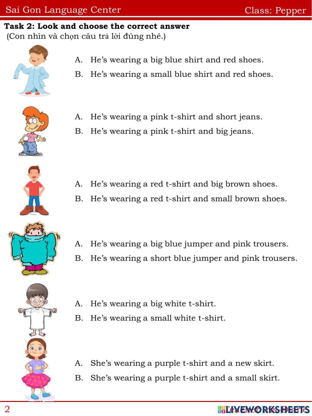 Homework-class Pepper (Oct 11th) worksheet | Live Worksheets