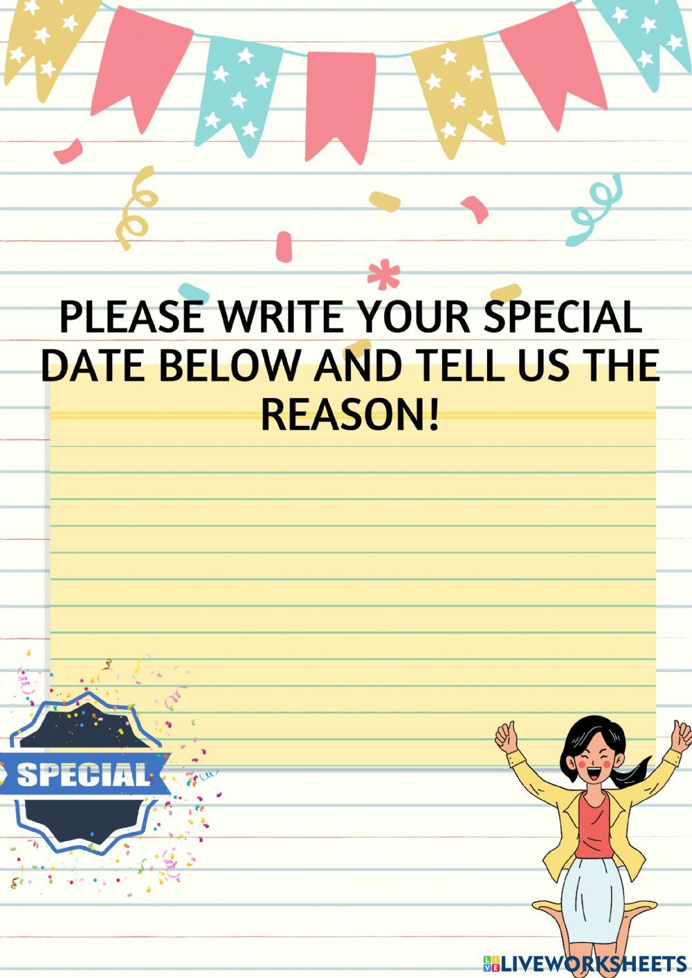 Telling Date in… | Free Interactive Worksheets | 1514091