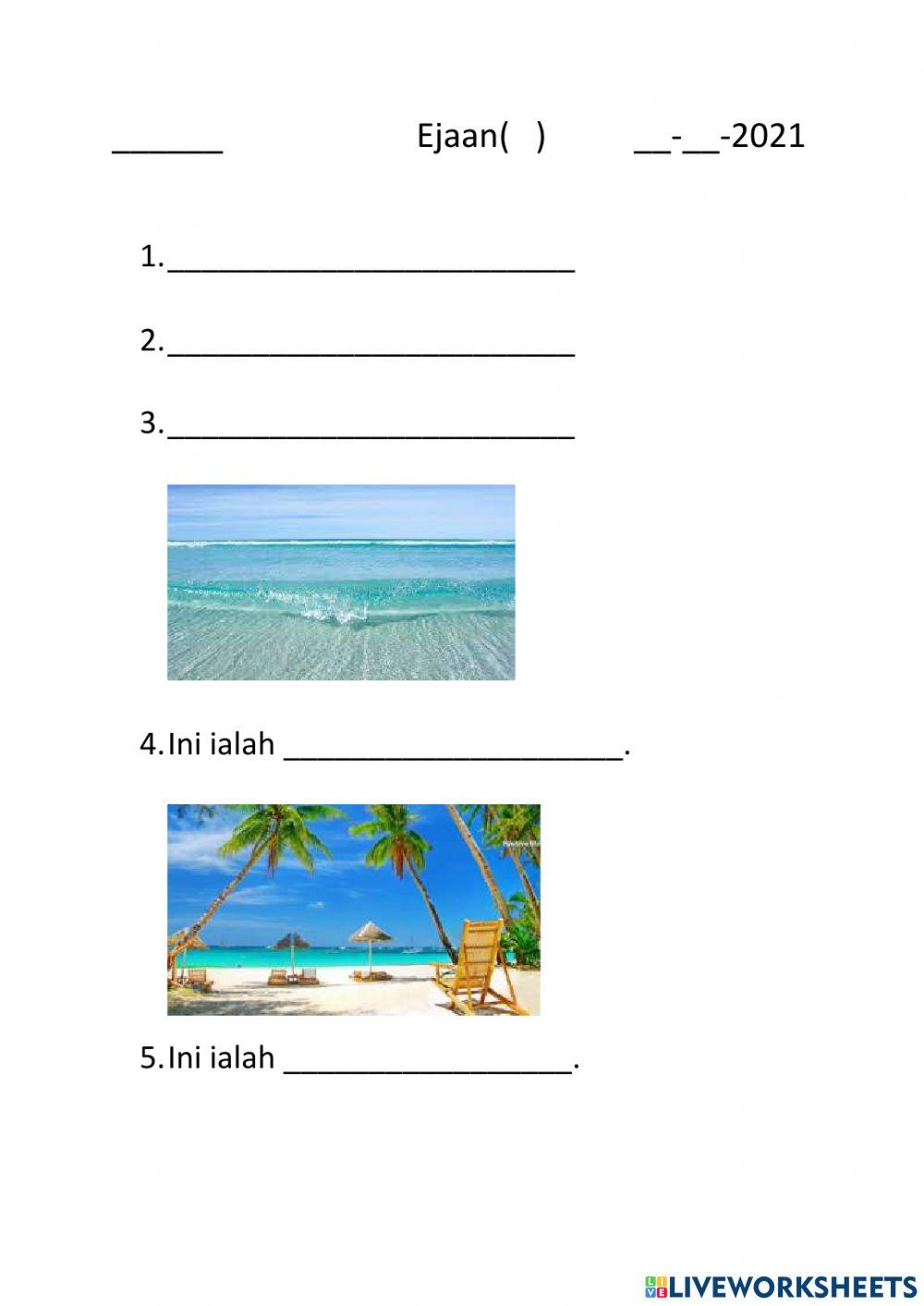 Unit 20： Ejaan worksheet | Live Worksheets