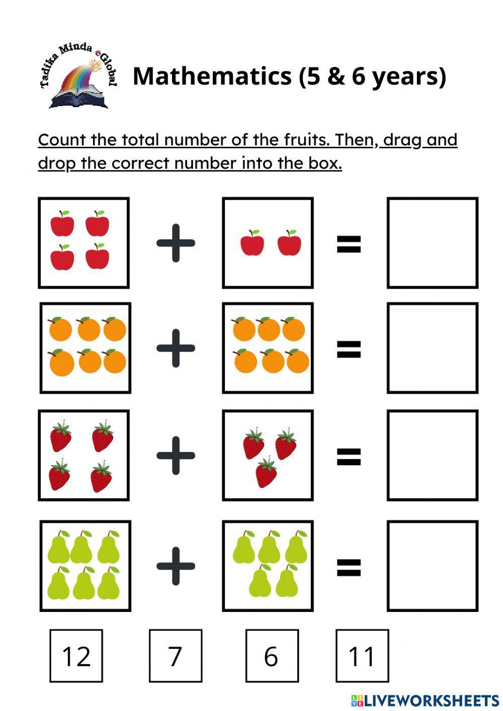 Live Worksheet interactive activity for Grade 1 | Live Worksheets