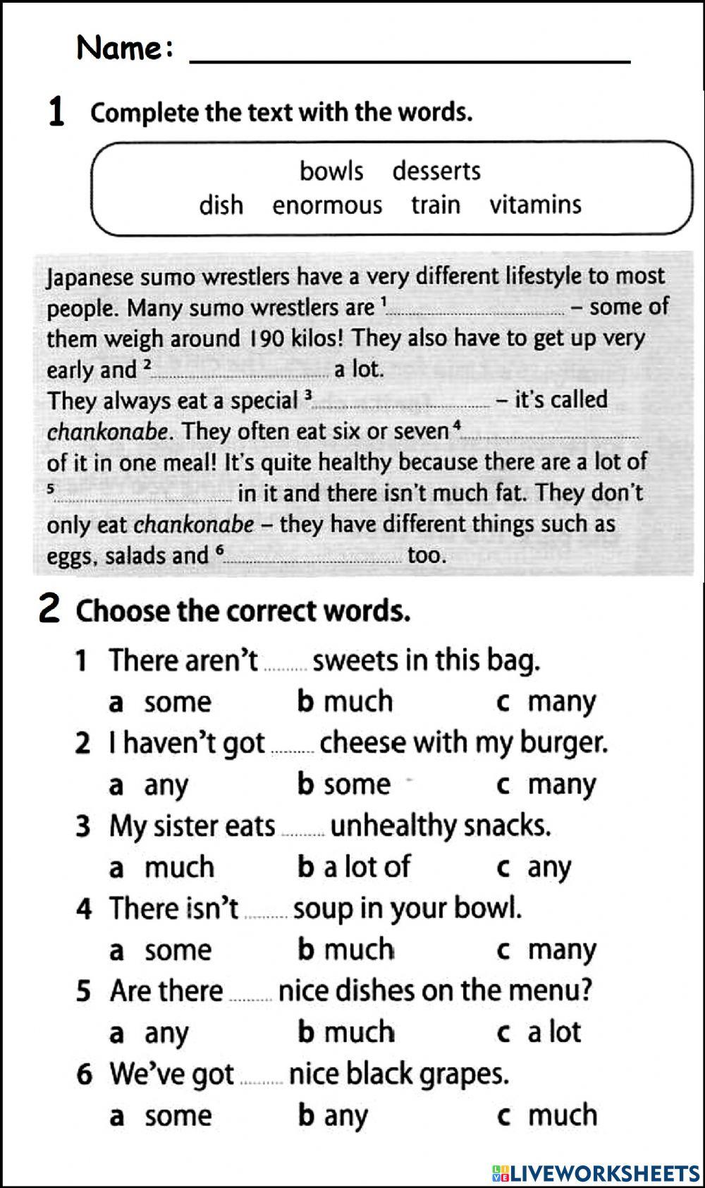 English plus 1 workbook page 50 online exercise for | Live Worksheets