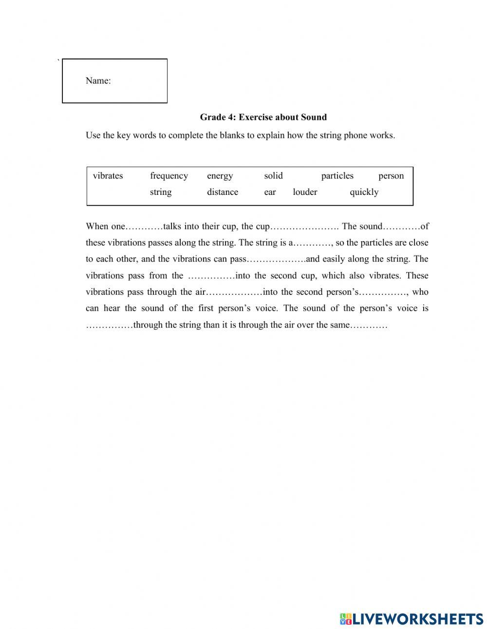 P4 online worksheet | Live Worksheets