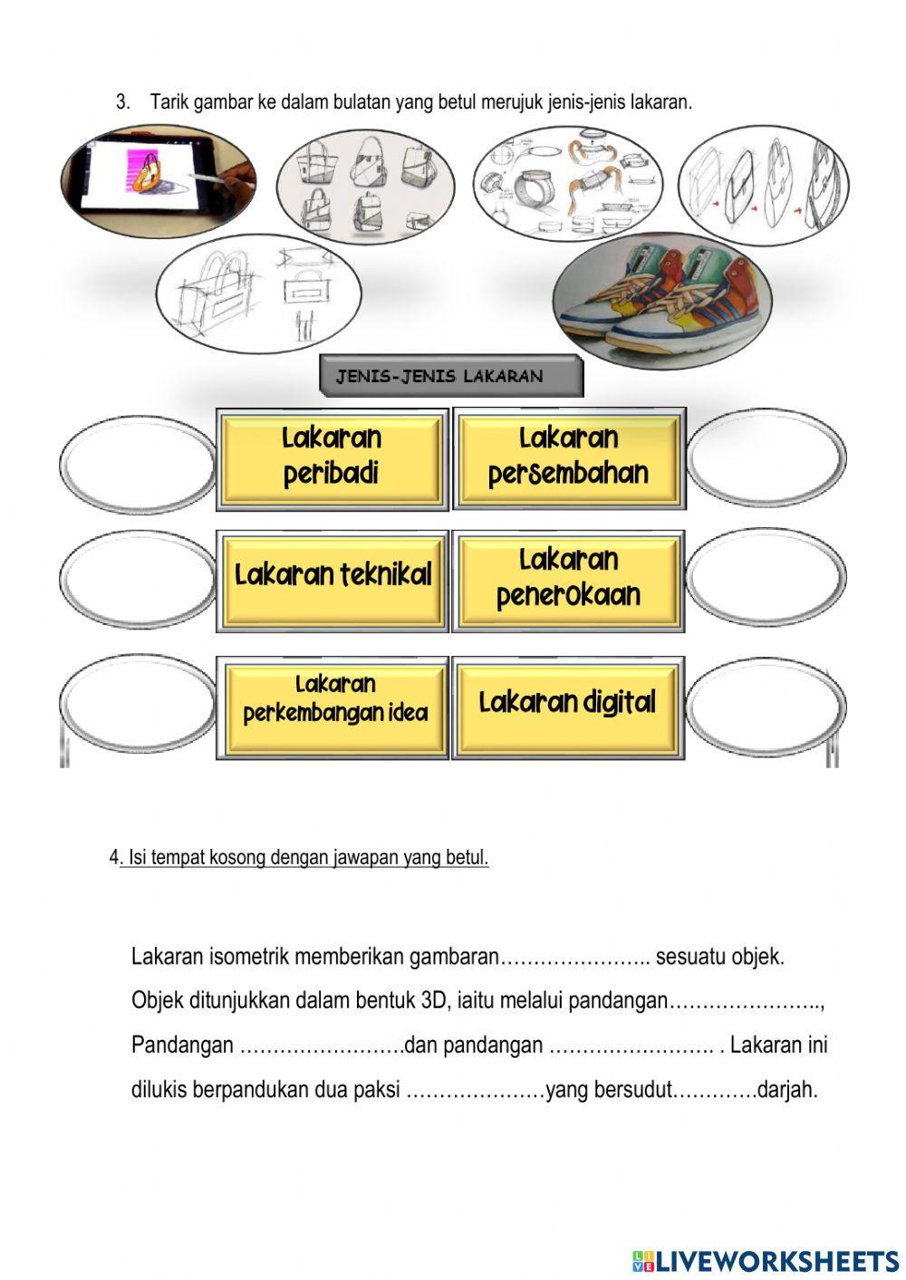 Lakaran RBT TIN… | Free Interactive Worksheets | 1515147