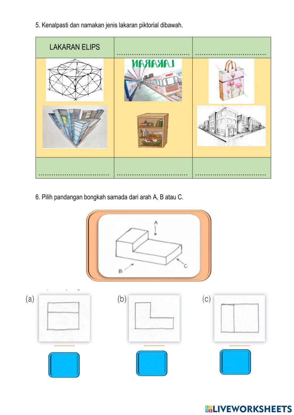 Lakaran RBT TIN… | Free Interactive Worksheets | 1515147