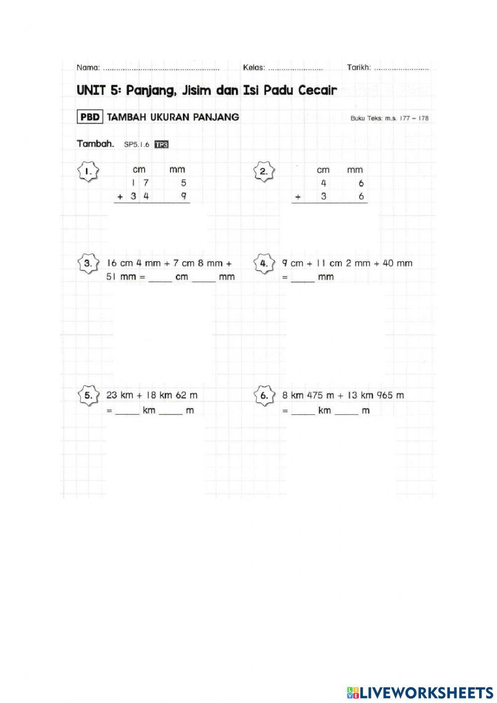 Semak pantas mt t4 13 okt 2021 worksheet | Live Worksheets