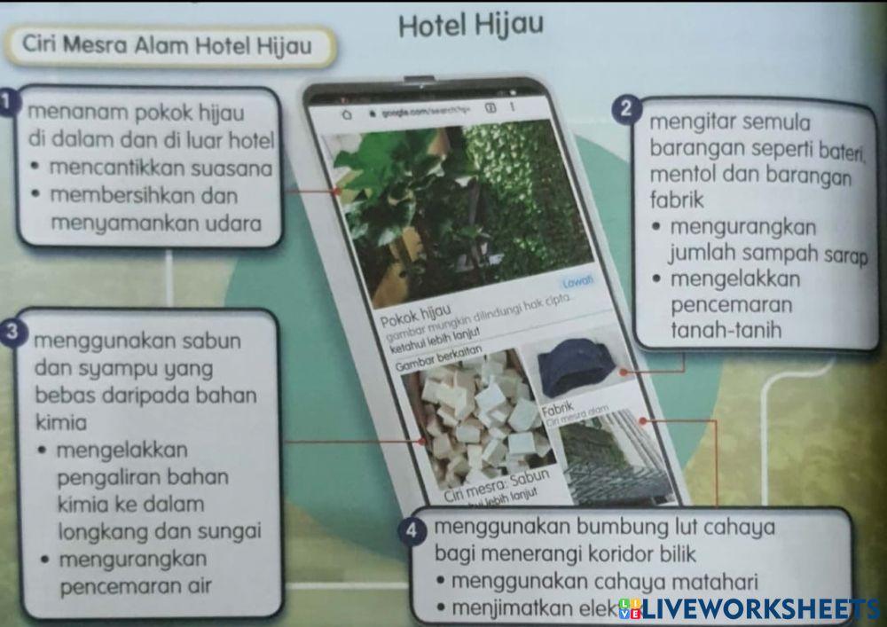 Unit 14: Celik Alam Sekitar worksheet | Live Worksheets