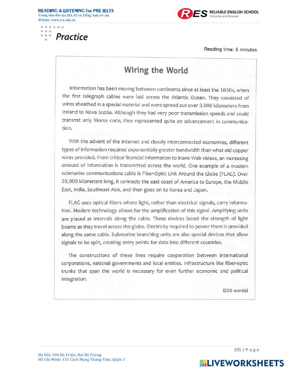 RL For Pre Les 10 (2) worksheet | Live Worksheets