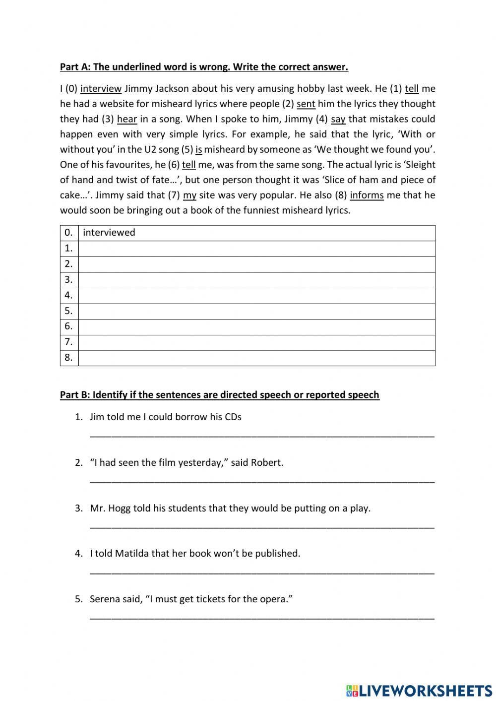 Extra Practices (Grammar) worksheet | Live Worksheets