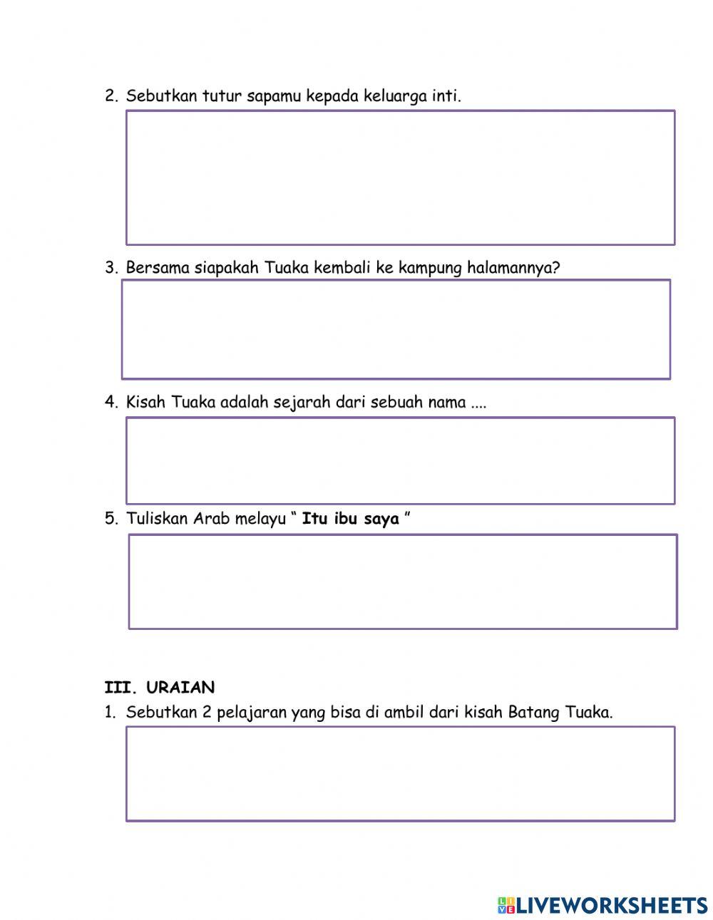Mid bmr p2 worksheet | Live Worksheets