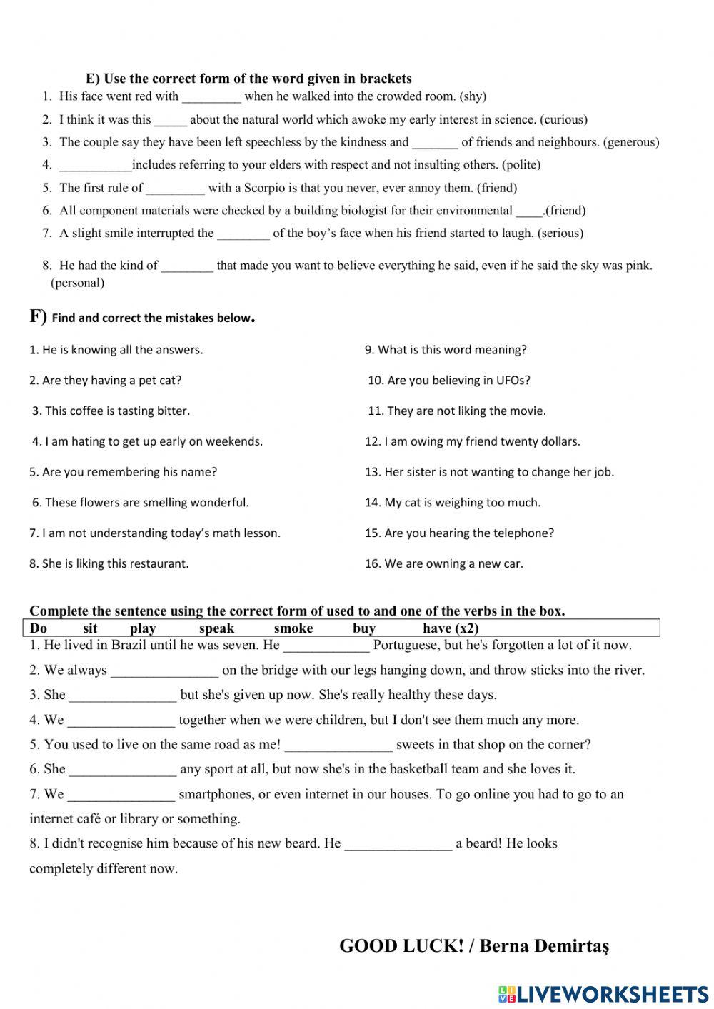 October- Week 2- Worksheet-TED worksheet | Live Worksheets