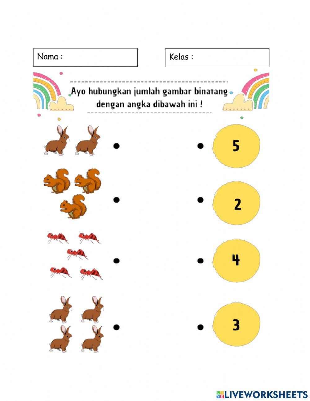 Binatang Darat worksheet | Live Worksheets