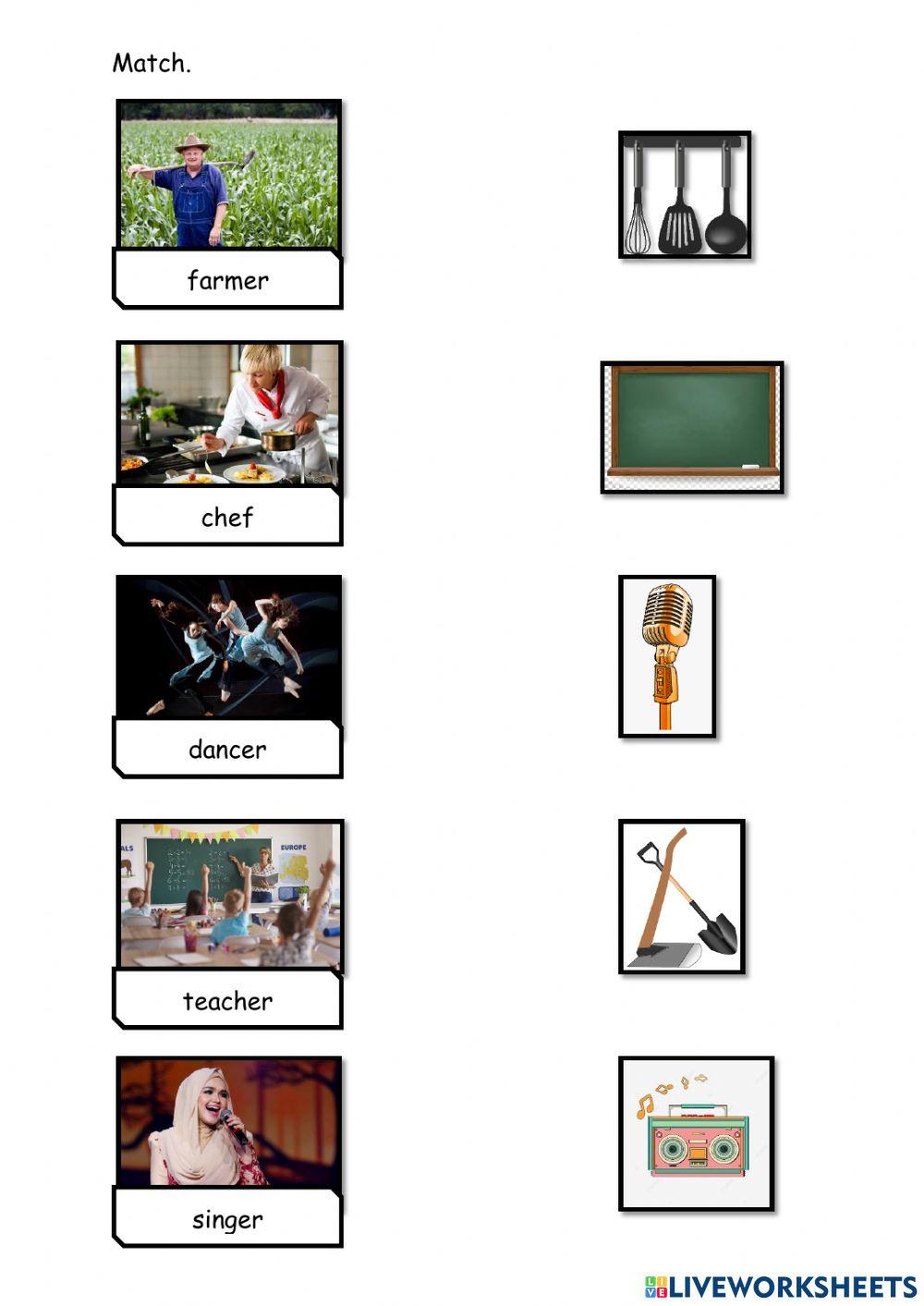 13102021 occupation non uniform worksheet | Live Worksheets