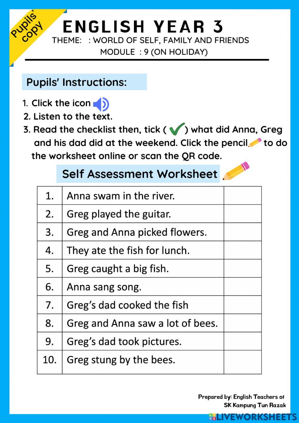 Year 3 module 8 page 86 (listening) 2 1519082 | yazleena