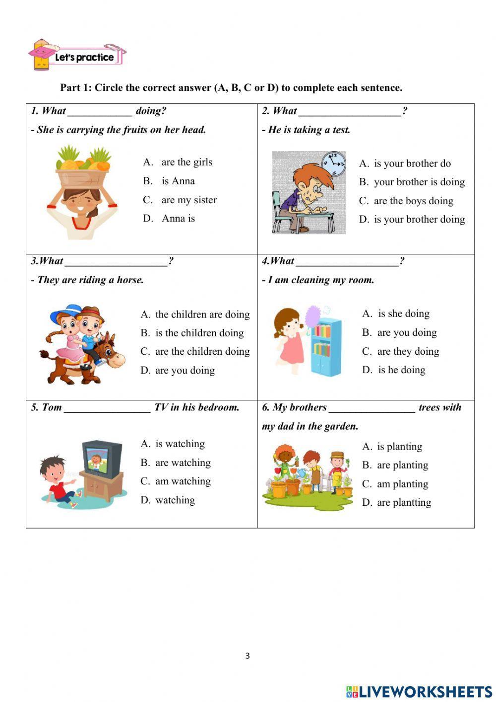 Grammar-WS2 1519449 | Hannah09 | Live Worksheets