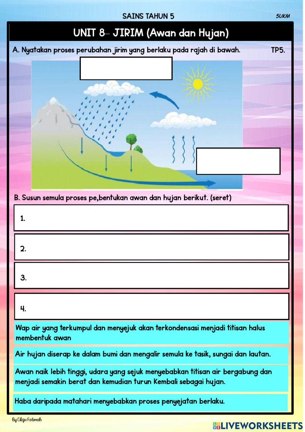 Sains tahun 5 (… | Free Interactive Worksheets | 1519773