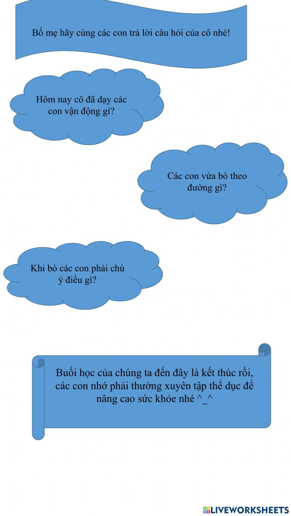 Bò theo đường zic zac qua 5 - 6 điểm online exercise for | Live Worksheets