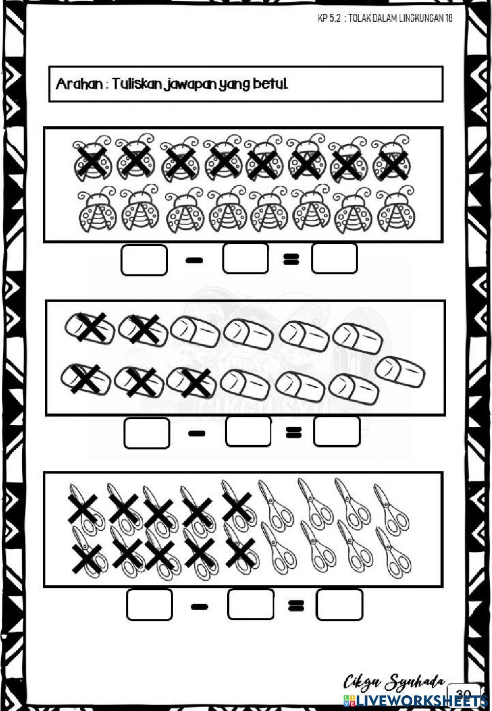 Tolak 20 worksheet | Live Worksheets