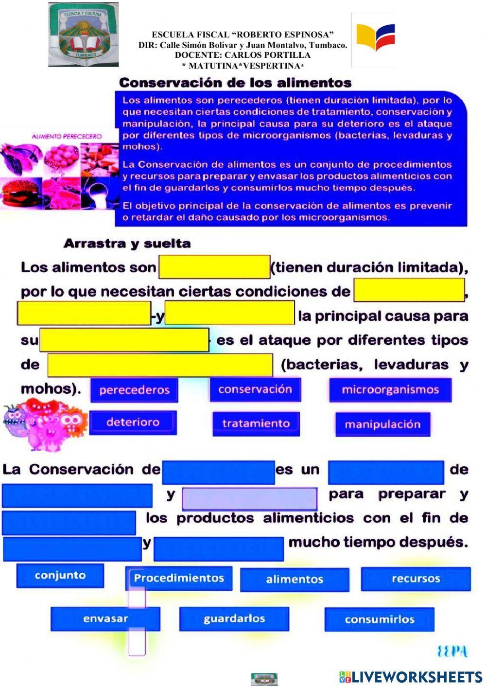1521075 | Conservación de los alimentos | CarlosPORTILLA