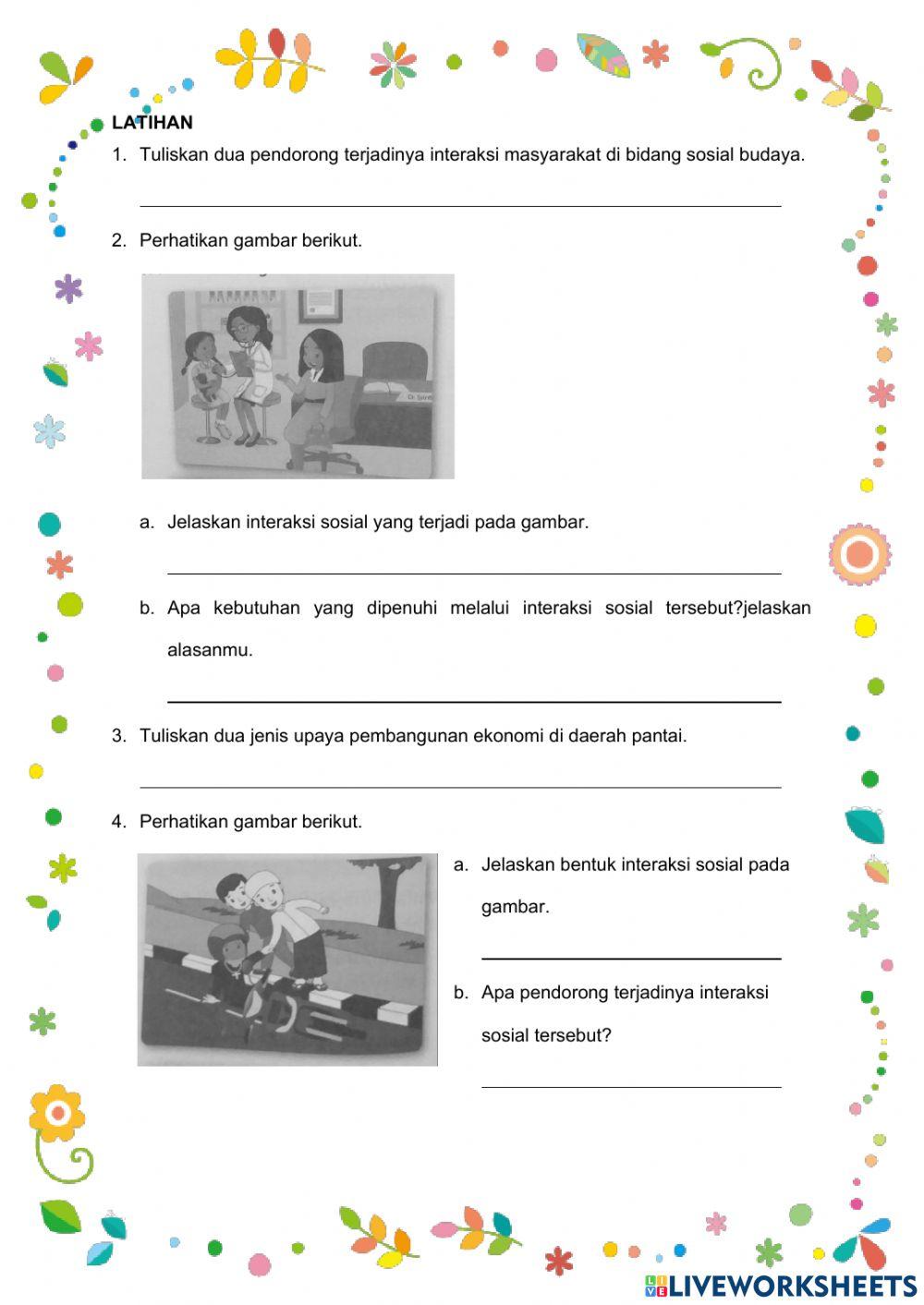 Latihan IPS worksheet for 5 | Live Worksheets