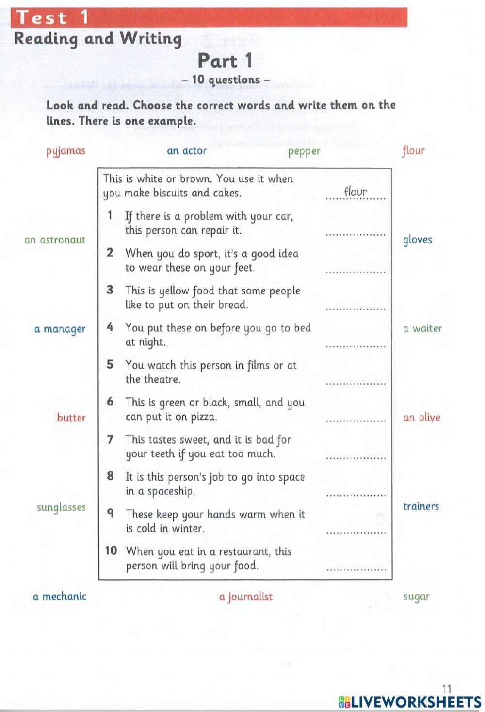 Flyers Authenti… | Free Interactive Worksheets | 6744054