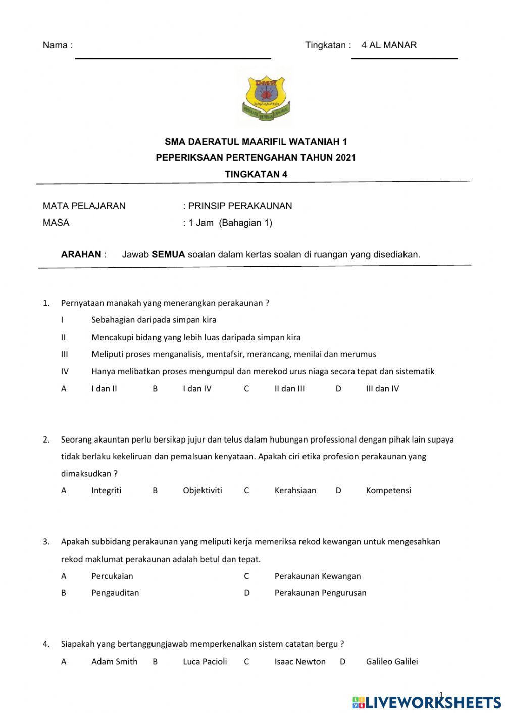 Ppt exercise | Live Worksheets