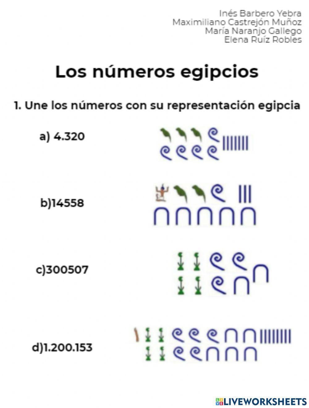 ibclasesparticulares | Números egipcios 1522791