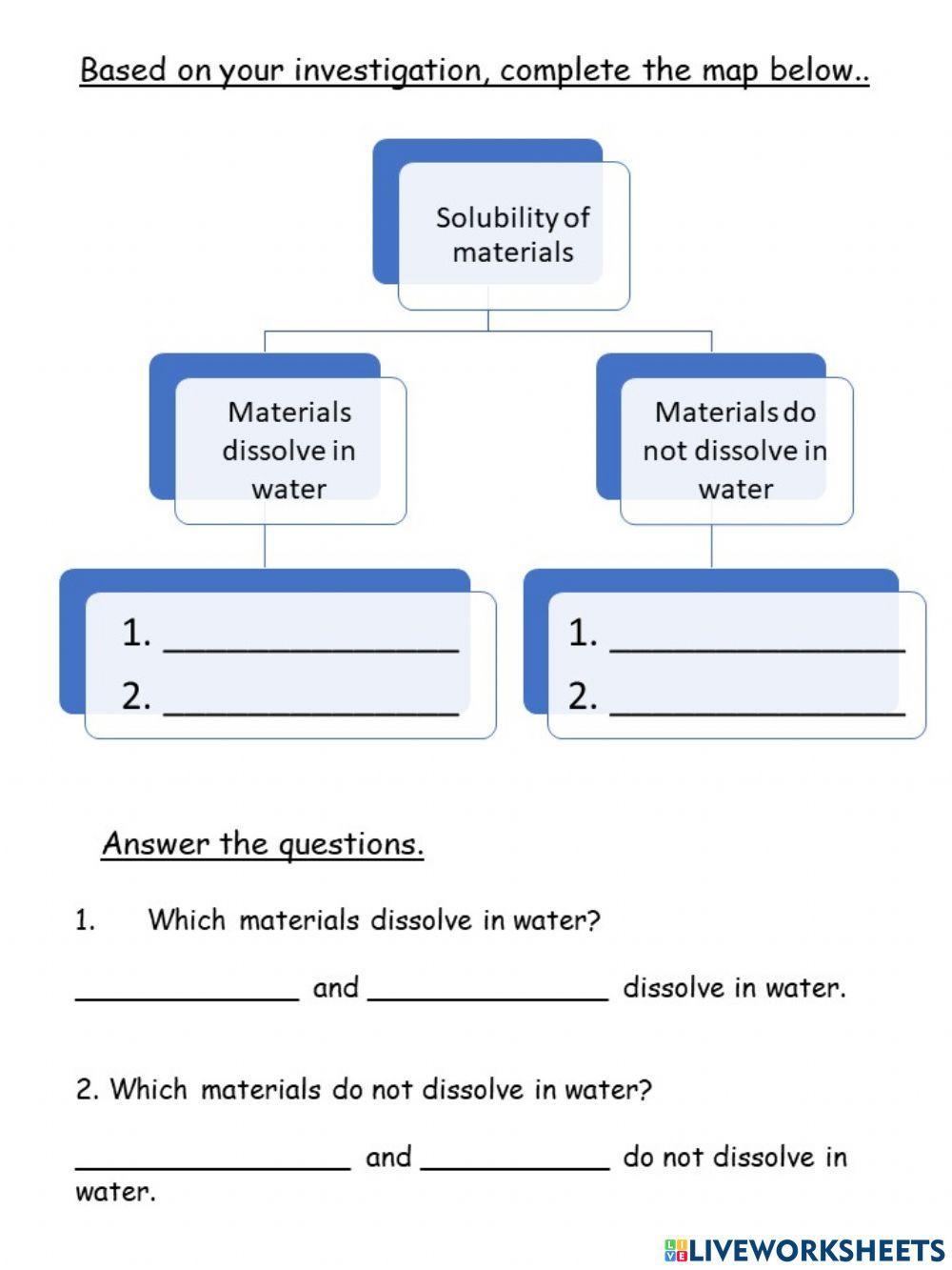 Mixture interactive exercise for 2 | Live Worksheets