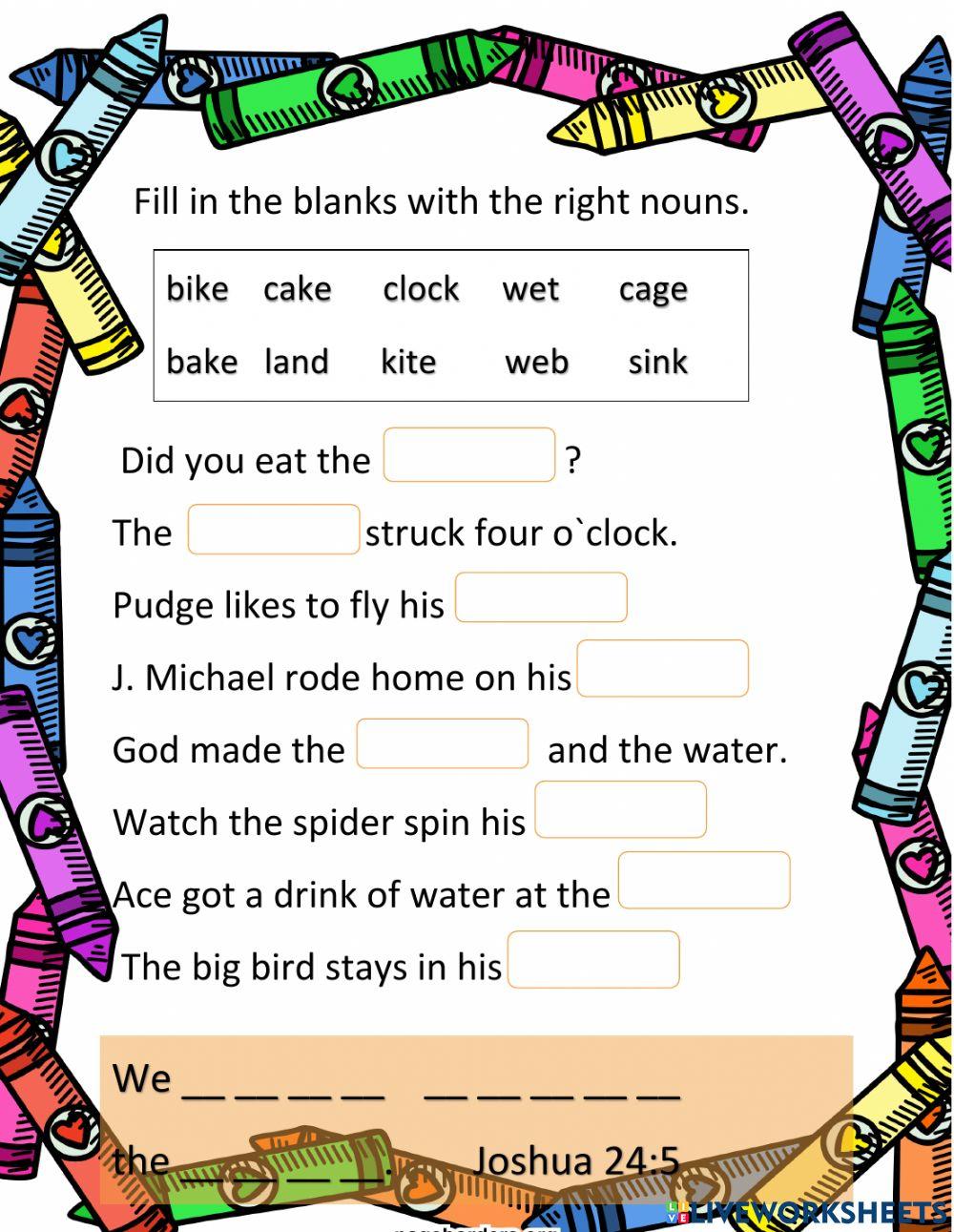 English1027 Pace test worksheet | Live Worksheets
