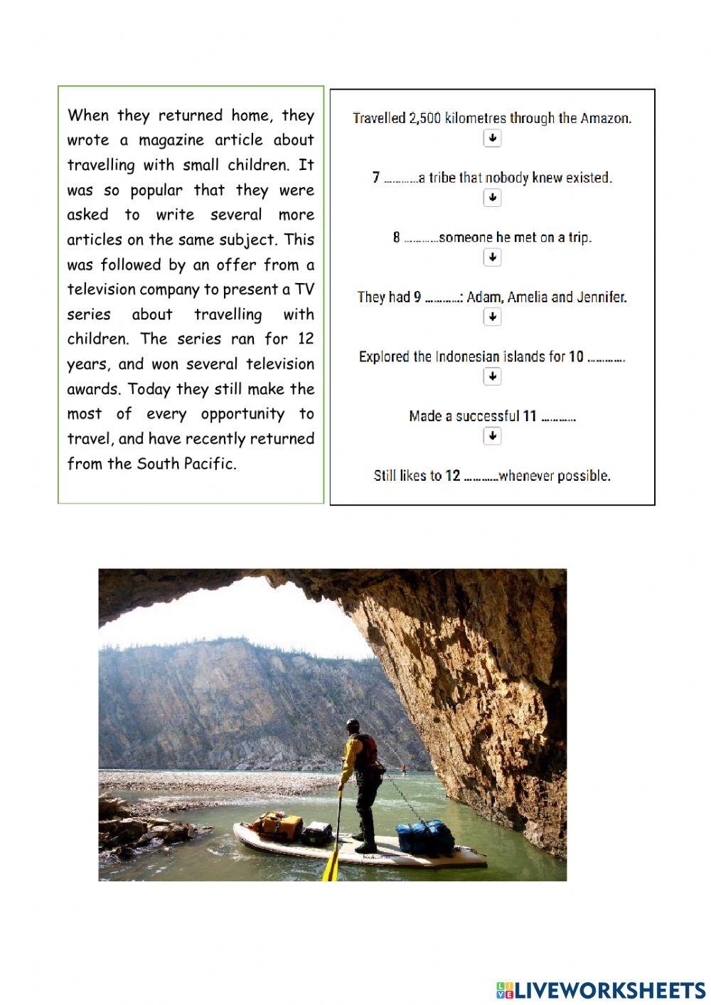 Bridge - Reading 3 worksheet | Live Worksheets