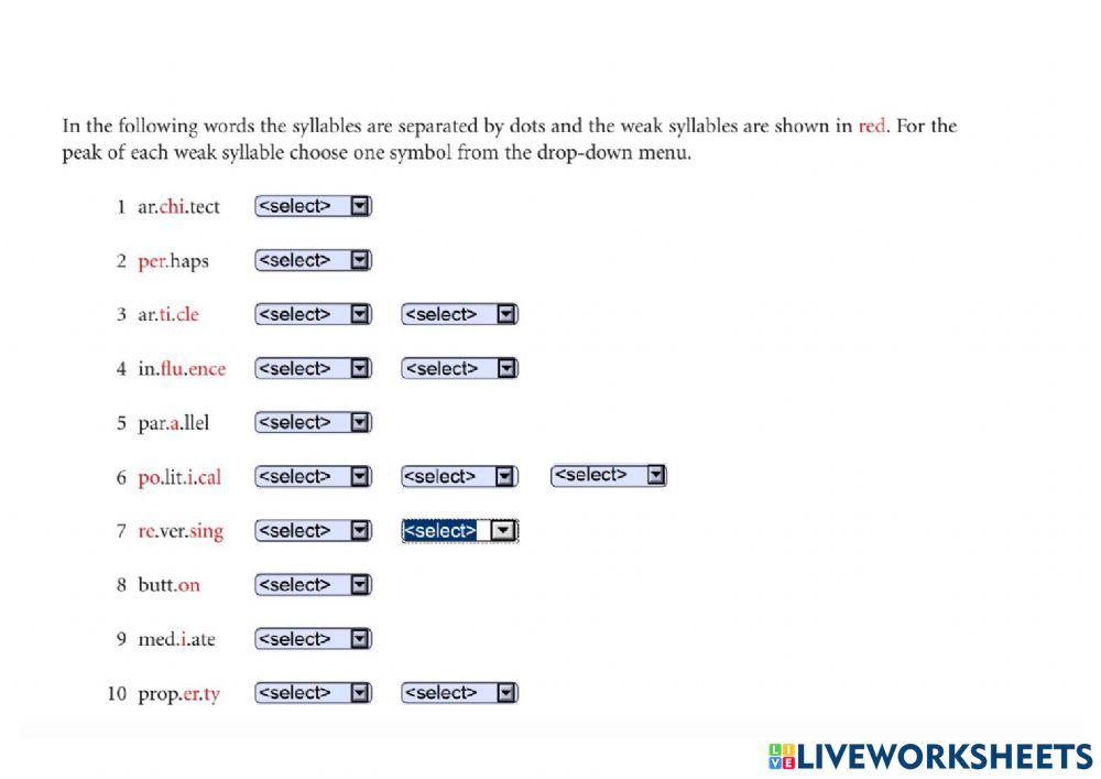 1525876 | Syllables 3 | Nguyennhanhnue | LiveWorksheets