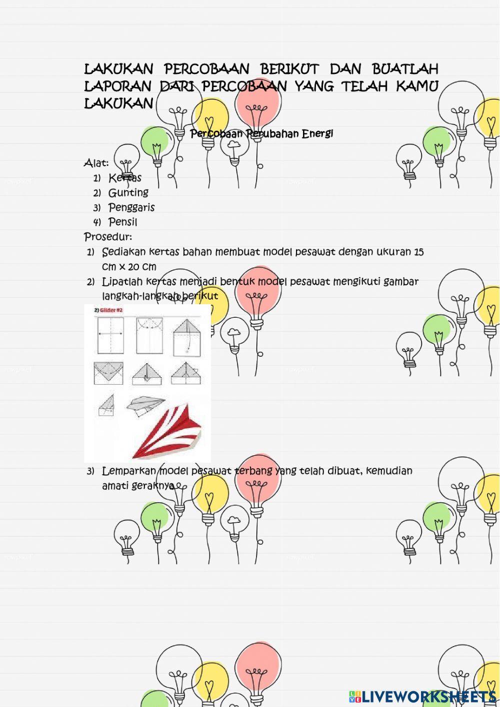 Liveworksheet Tematik muatan IPA Kelas 4 Tema 2 Subtema 2 worksheet | Live Worksheets