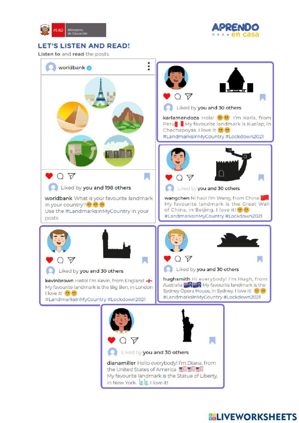 People who make a difference worksheet for Level Pre A1 | Live Worksheets