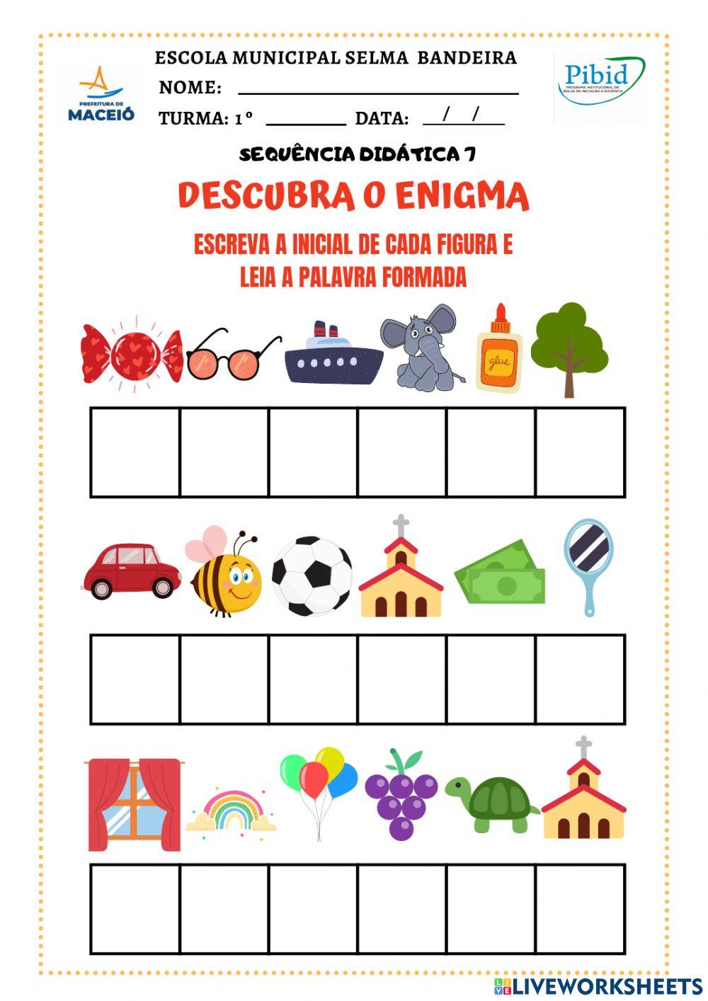 ENIGMA interactive worksheet for ALF | Live Worksheets