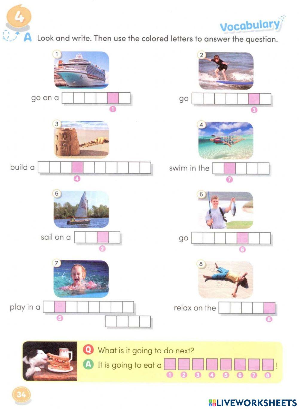 HANG OUT 4 UNIT… | Free Interactive Worksheets | 6745714