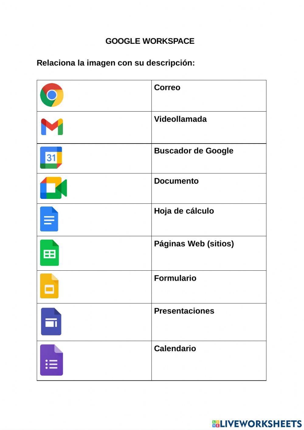 workspace apps 5207448 | Rocio Lopez | Live Worksheets