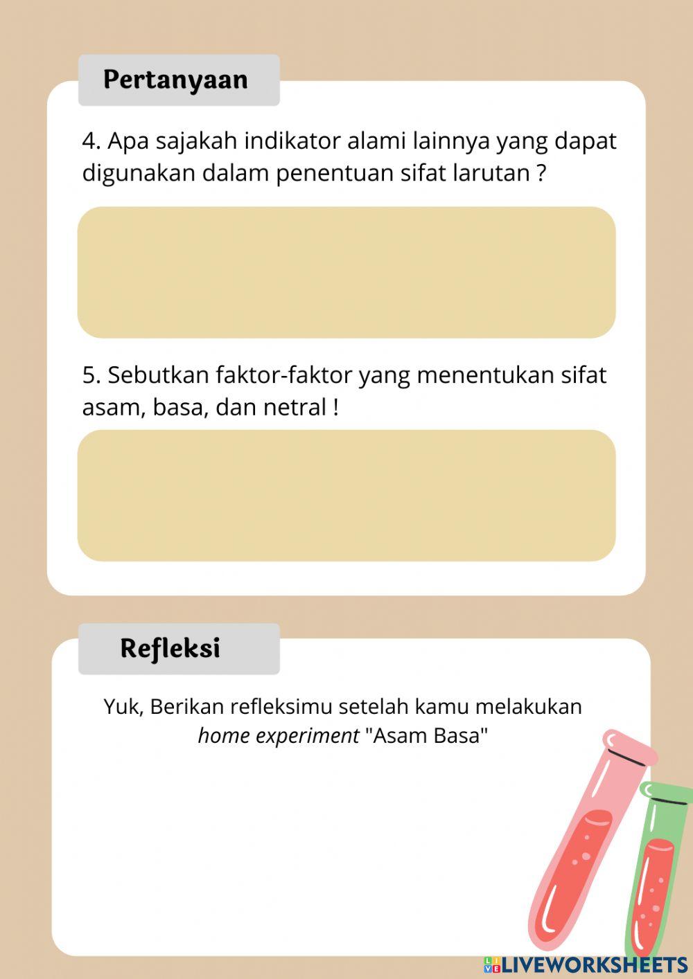 Home Experiments Asam Basa 1529456 | Qonita Nurul Faza