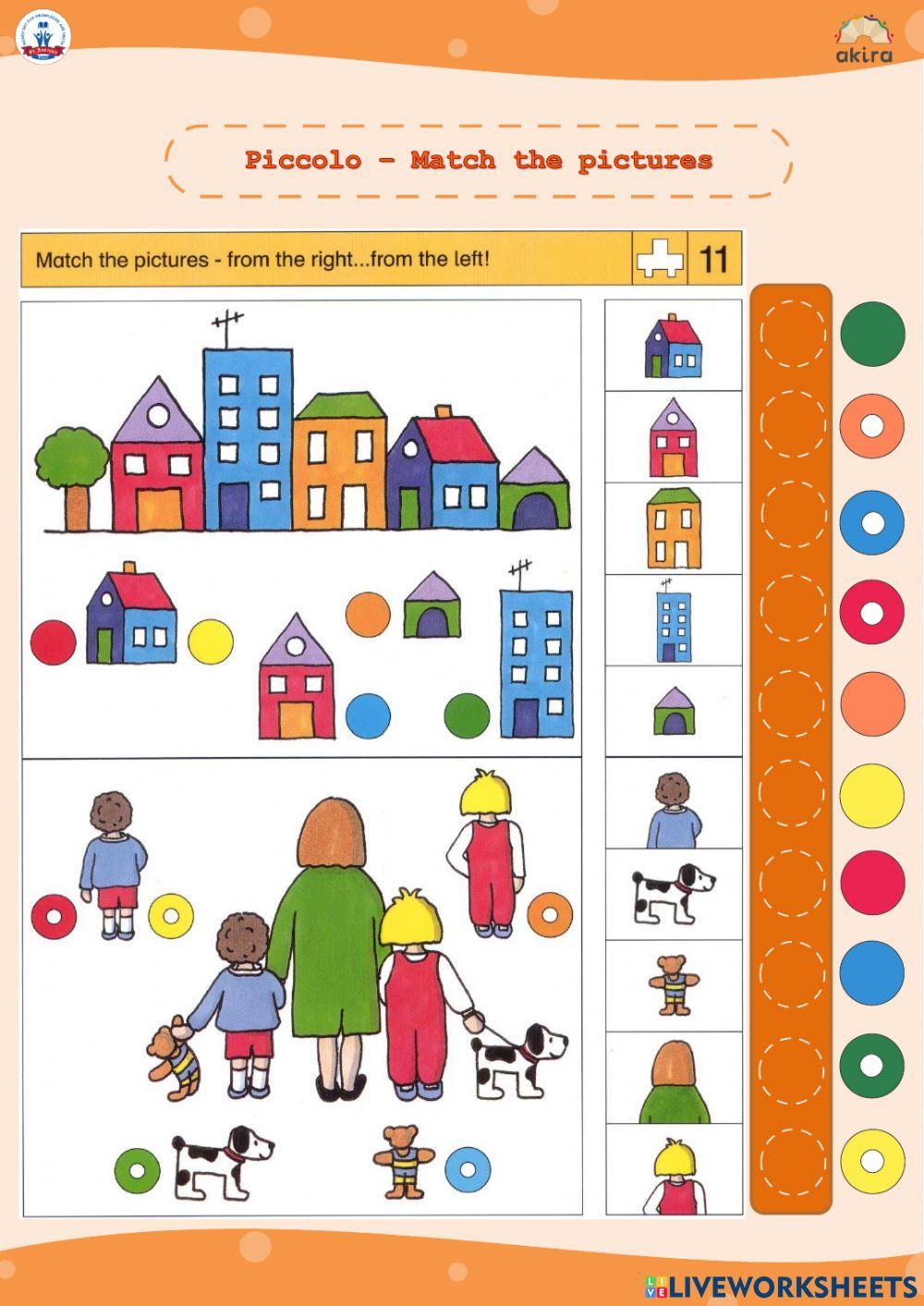 Piccolo-Match the pictures-11 online exercise for | Live Worksheets