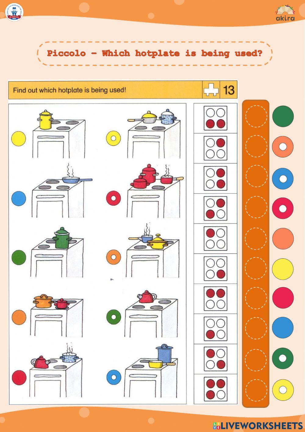 Piccolo-Which hotplate is being used-13 online exercise for | Live ...