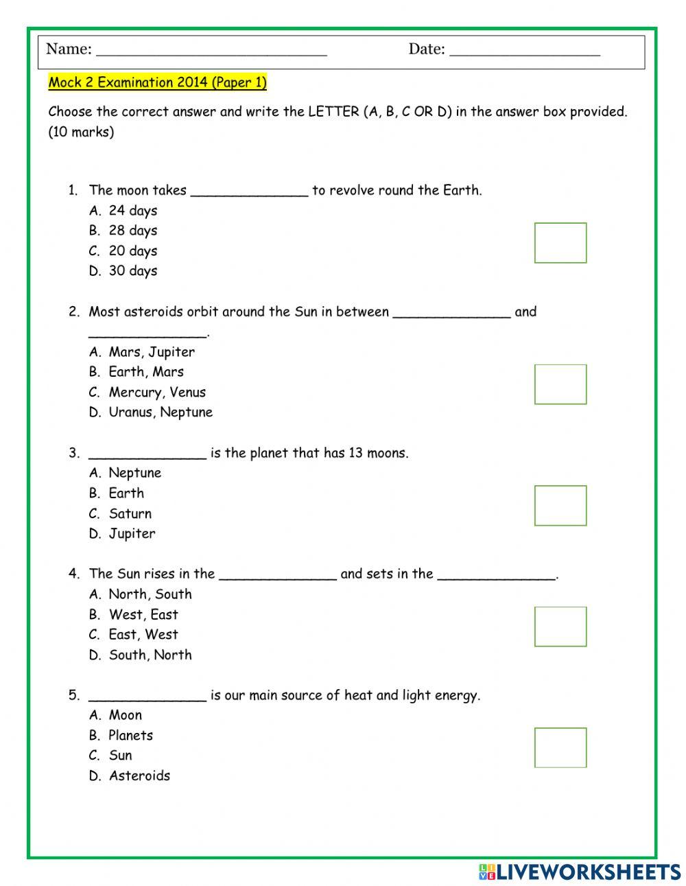 1530321 | Science Mock 2 (PSR REVISION) | Tr_Zee