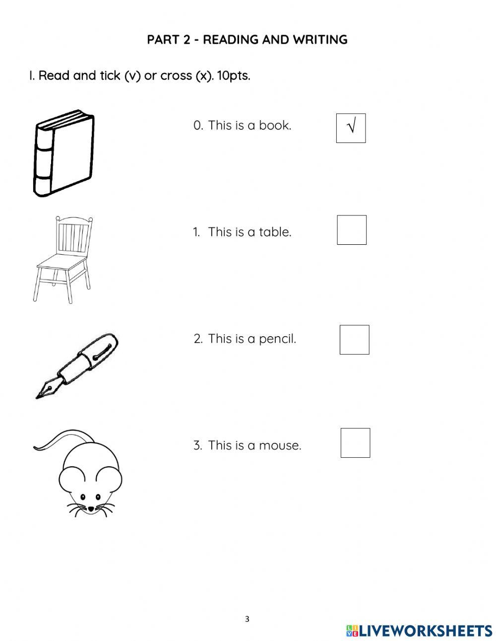 Kids box 1 test… | Free Interactive Worksheets | 6746302