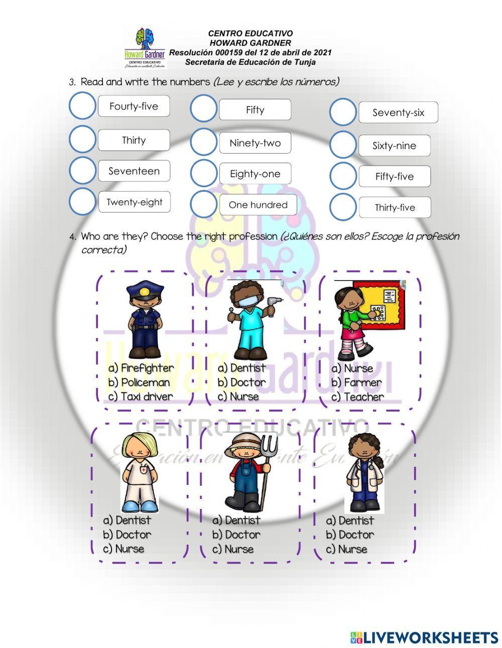 Final Test 3rd Grade worksheet | Live Worksheets