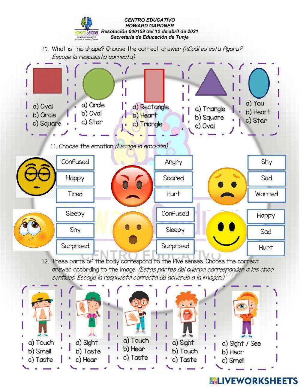 Final Test 3rd Grade worksheet | Live Worksheets