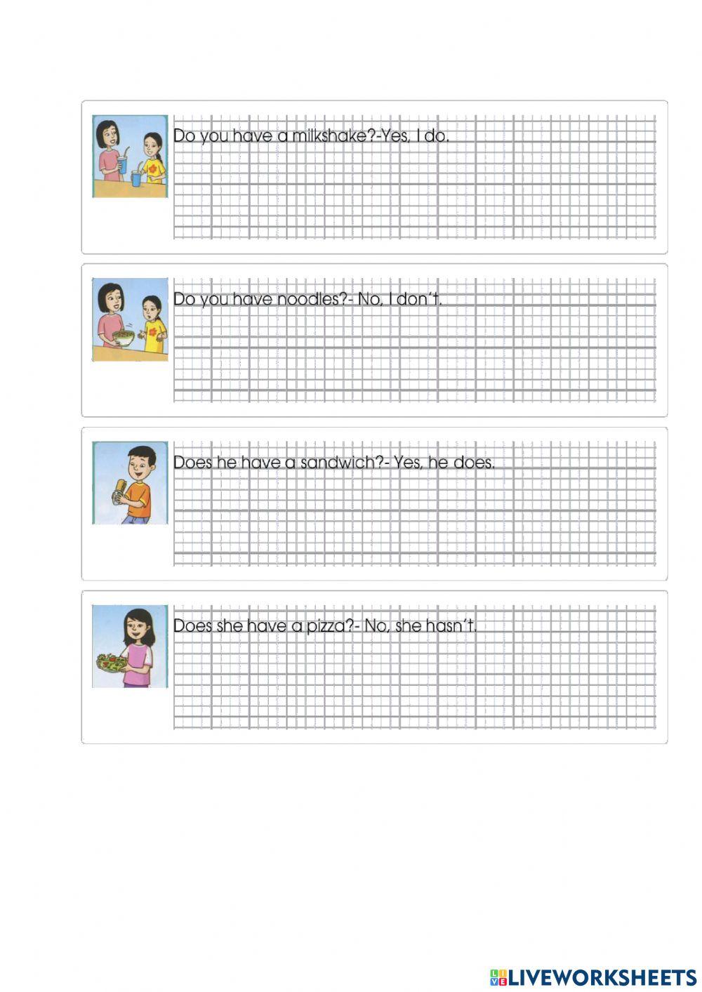 Ff3 - unit 3 - coppy words worksheet | Live Worksheets