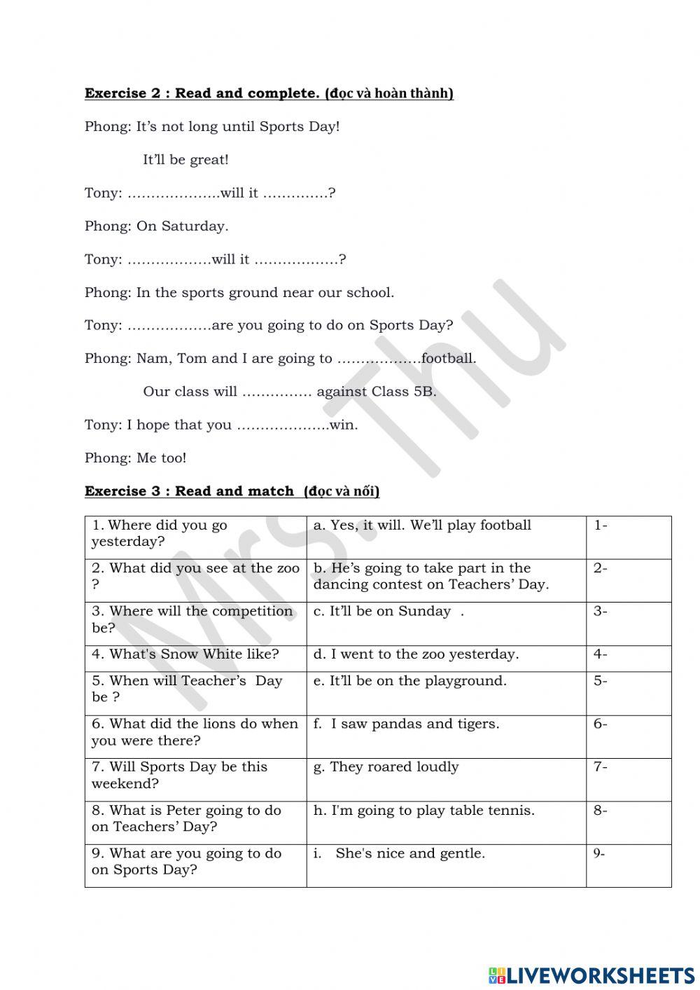 English 5 unit 10 test 1 worksheet | Live Worksheets