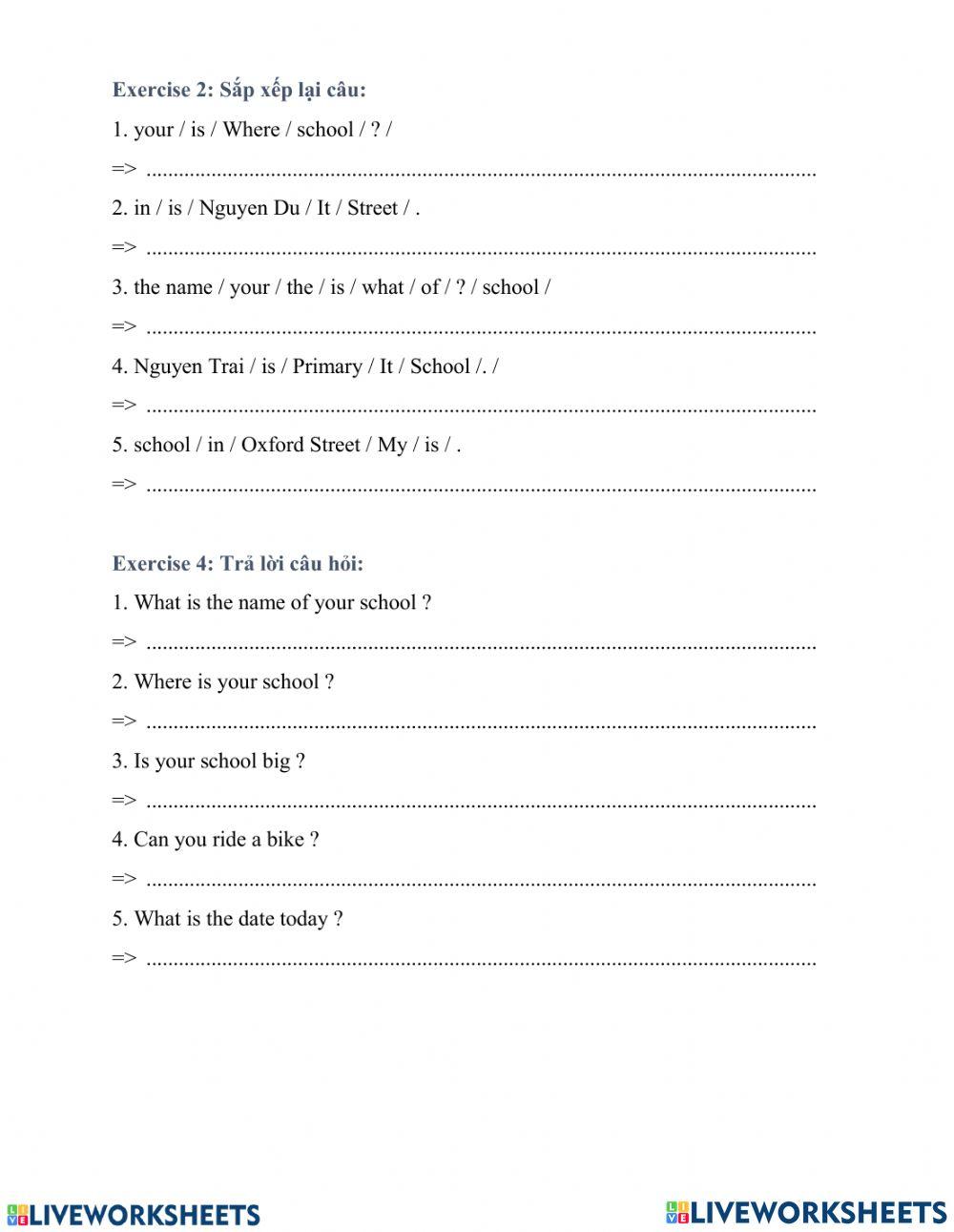 Unit 6 Where is… | Free Interactive Worksheets | 1531478
