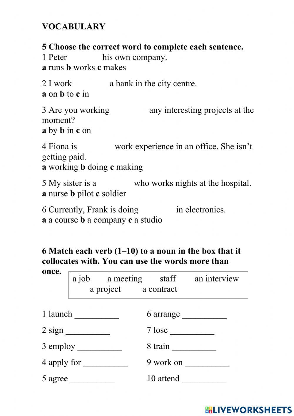 Outcomes PI Uni… | Free Interactive Worksheets | 1531899