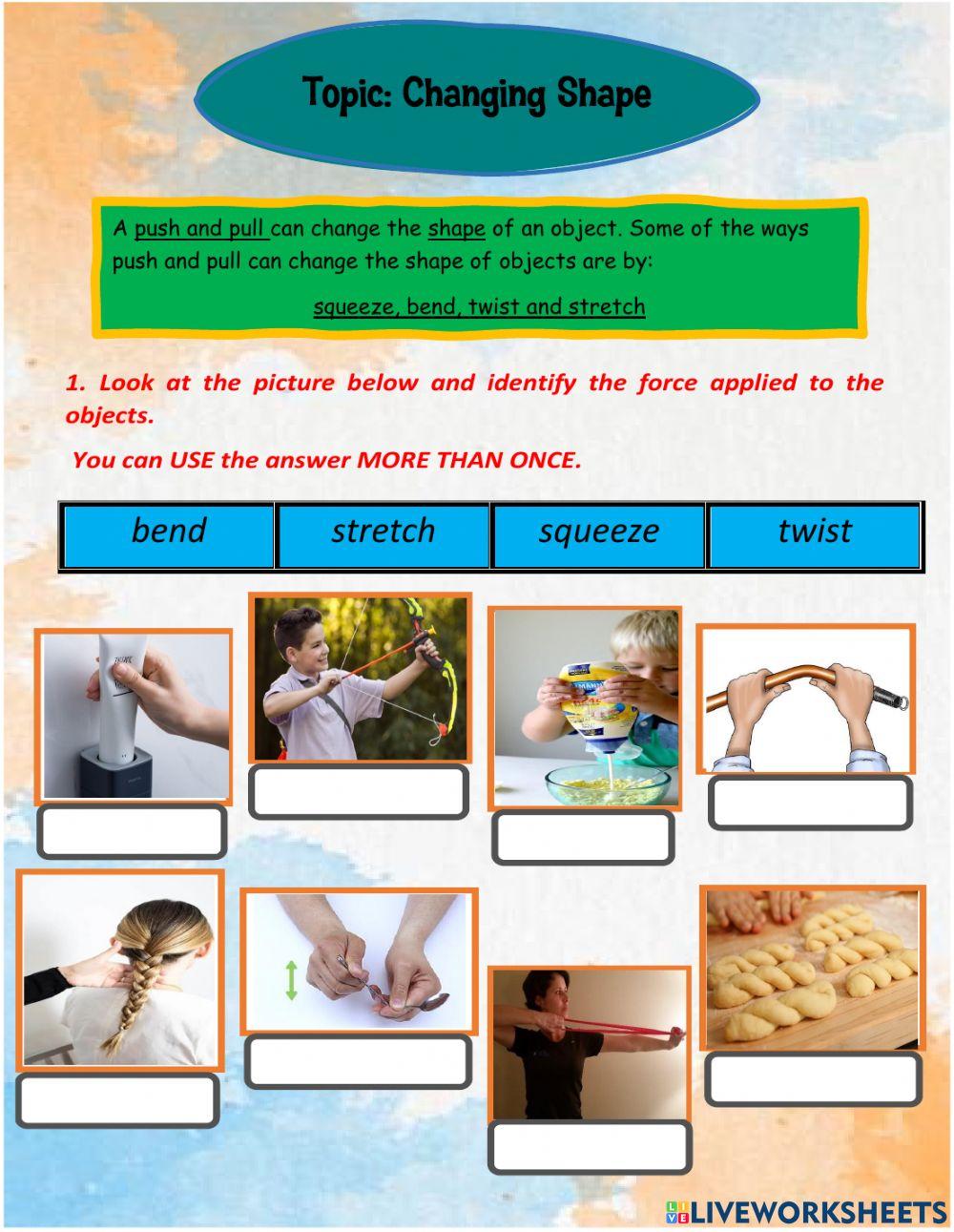 force push pull twist